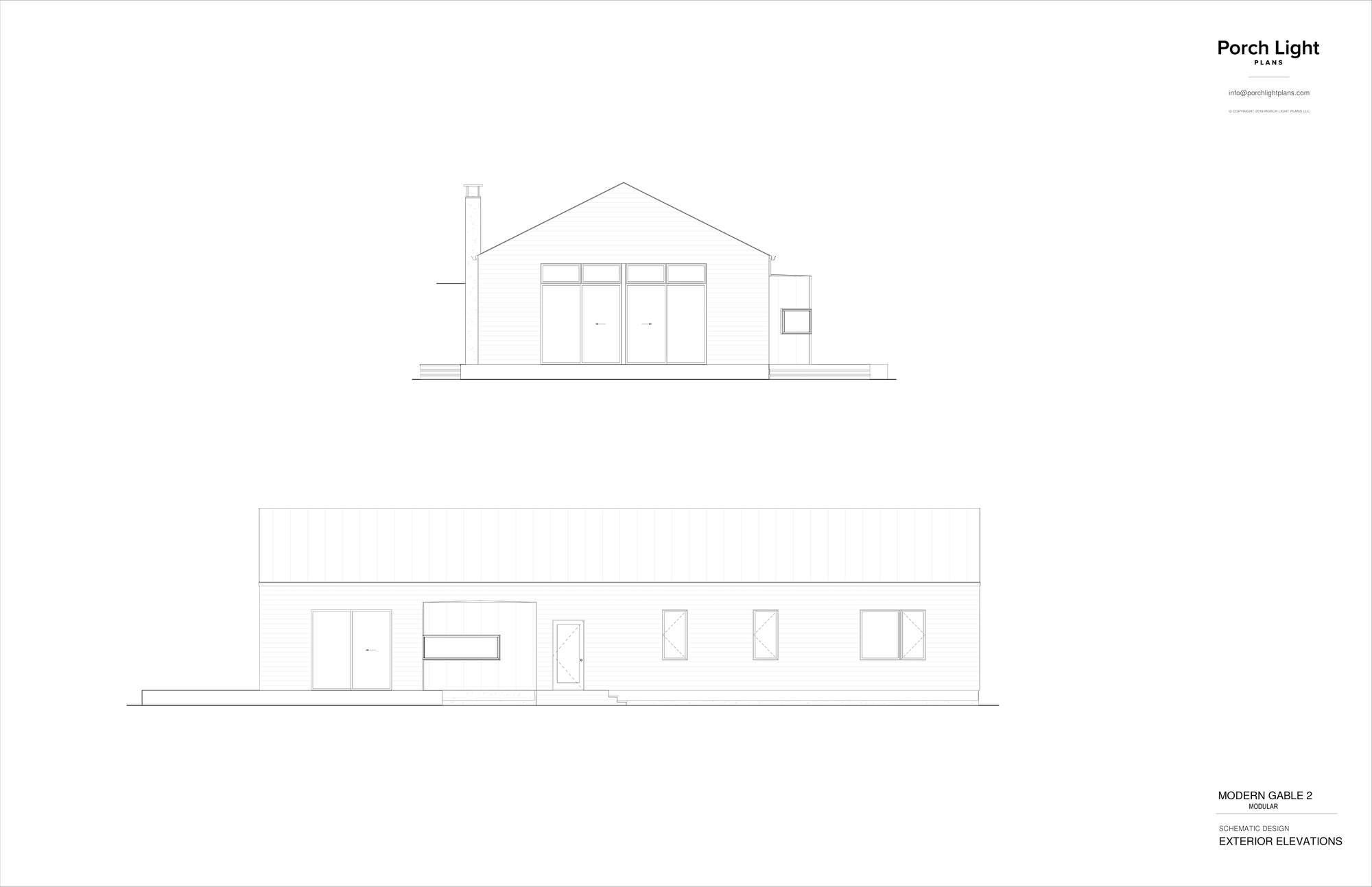 Open Floor Plan Gable Roof Houses